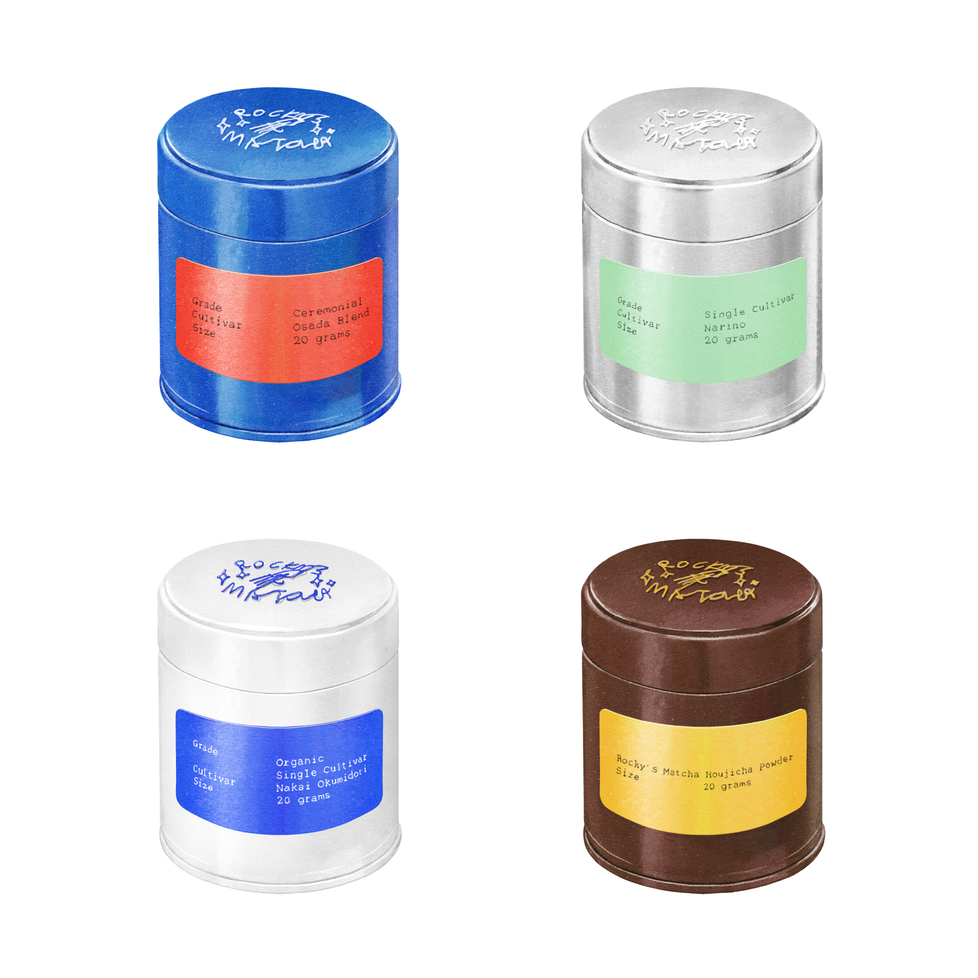 rocky's matcha Tin Guide