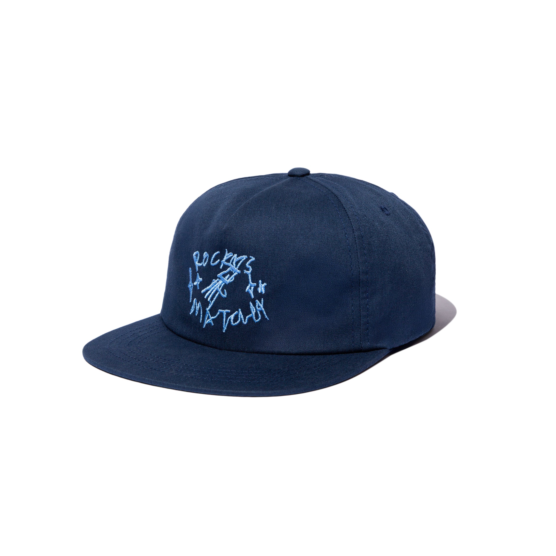 rocky's matcha Logo Hat - Blue