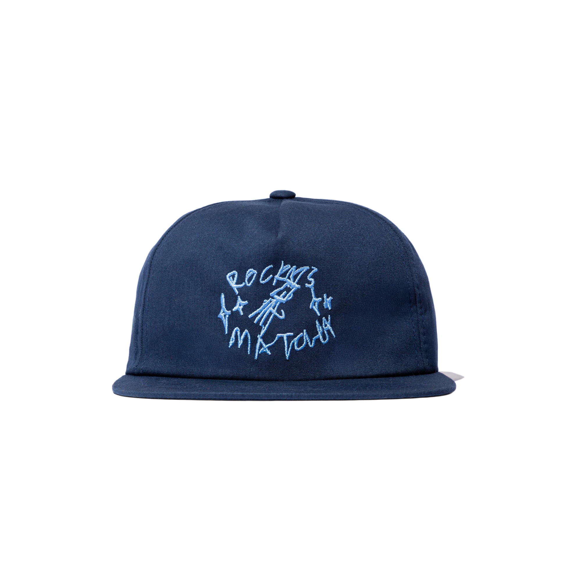 rocky's matcha Logo Hat - Blue