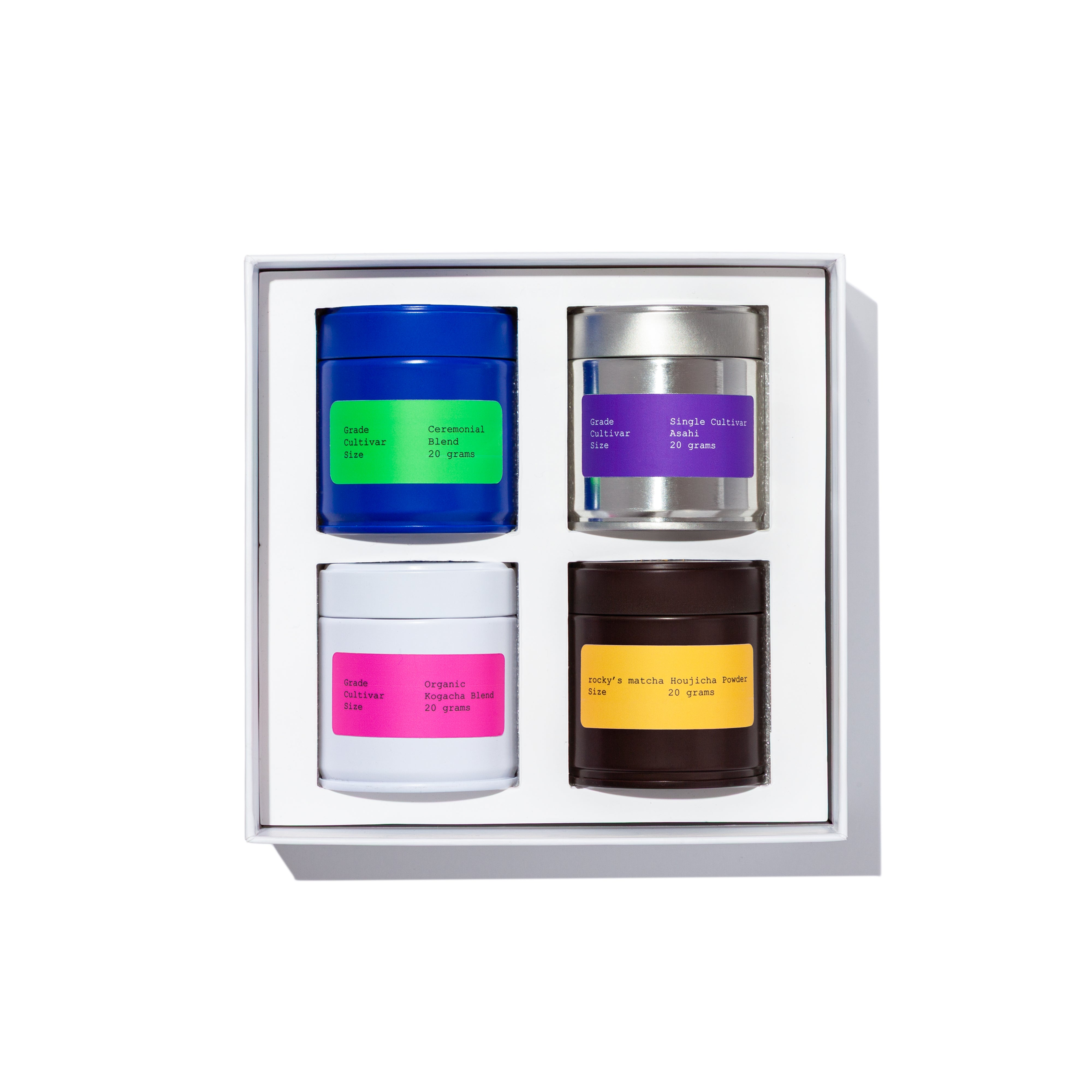 rocky's matcha Tin Guide
